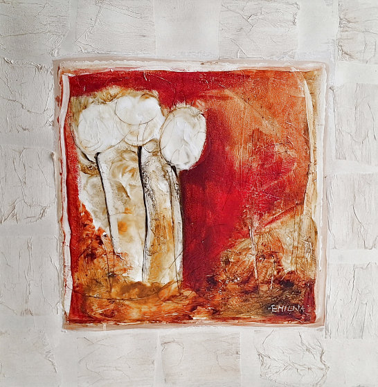 Untitled Abstract 2002 Mixed Media by Emilija Pasagic - For Sale on Art ...