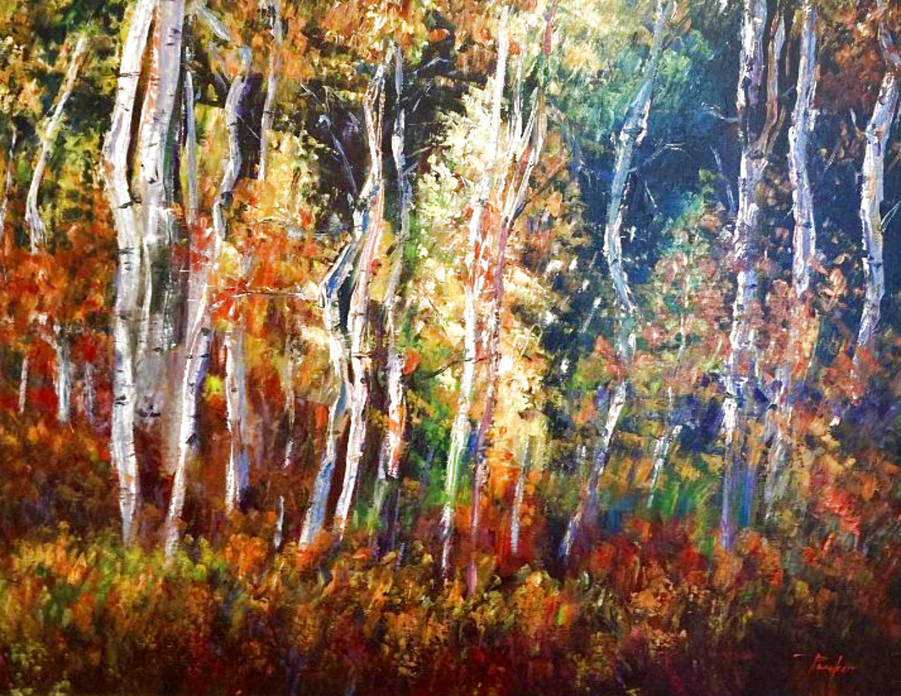 Alex Pauker, El Bosque , original painting by Alex Pauker - For Sale on ...