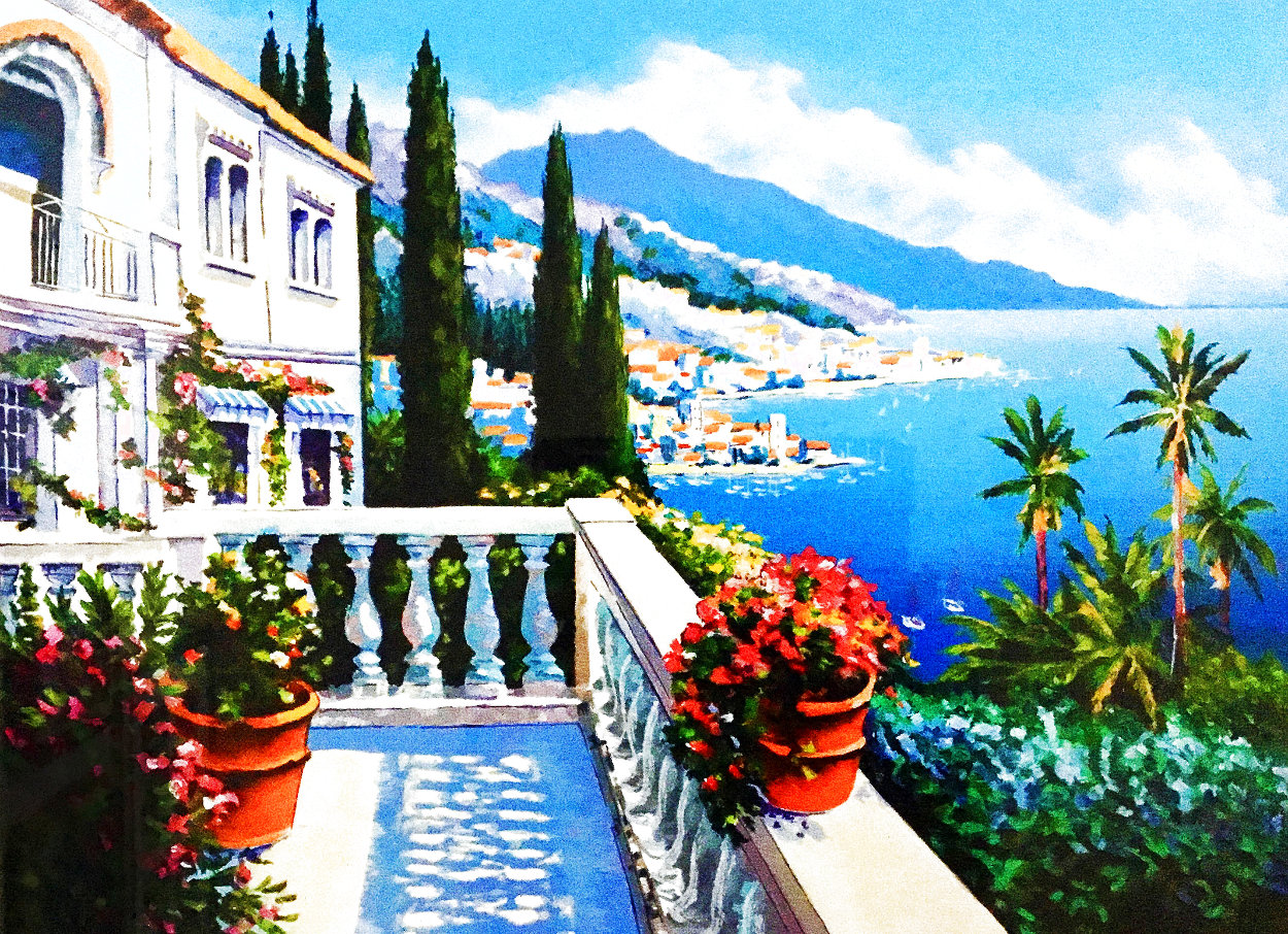 Terrace View AP, 2002, Serigraph in Color on Woven Paper, 12x16, by ...