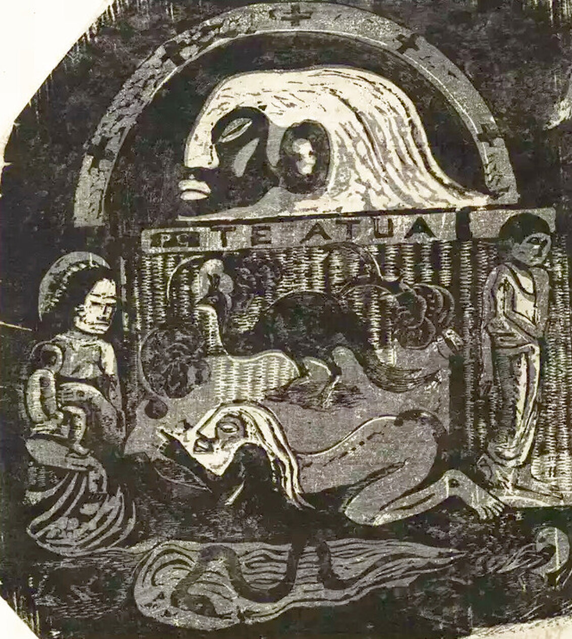 Te Atua 1995 Limited Edition Woodblock by Paul Gauguin - For Sale on ...