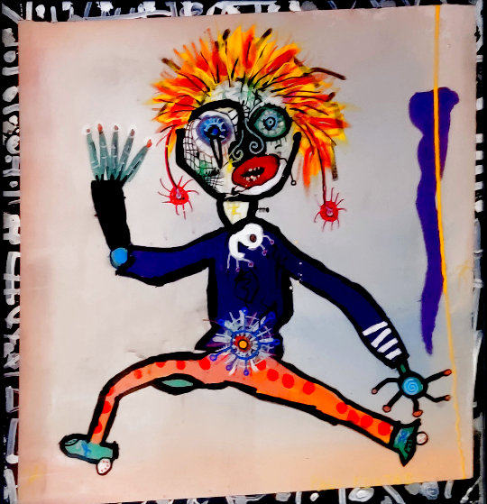 In My Own Process on My Own Time 2021 Acrylic on Canvas 24x24 by Paul ...