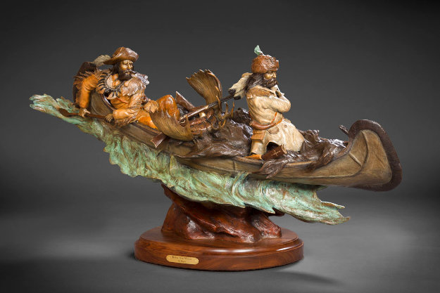 Into the Wild Limited Edition Bronze Sculpture by Vic Payne - For Sale ...