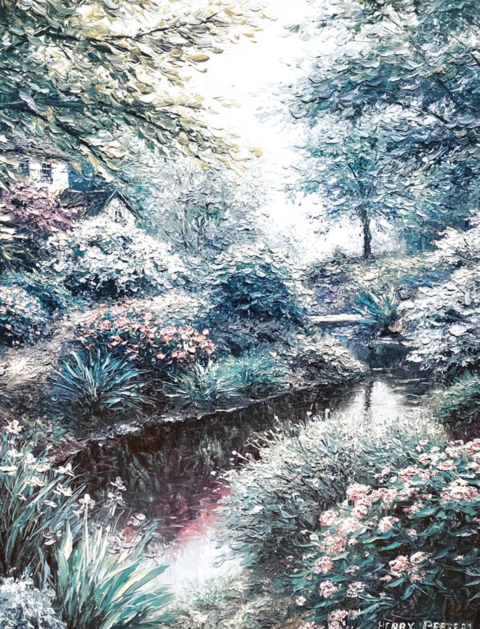 Untitled Landscape Oil on Canvas 32x23 by Henry Peeters - For Sale on ...