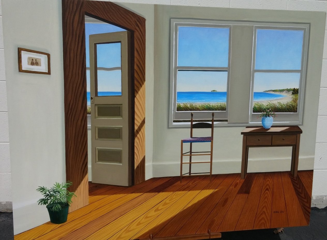 Cape Cod Room 36x48 by Henry Peeters - For Sale on Art Brokerage