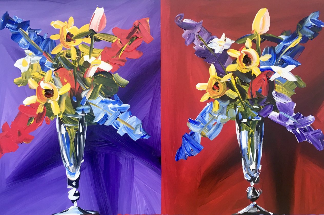 Untitled Painting 2017 36x60 by Steve Penley - For Sale on Art Brokerage