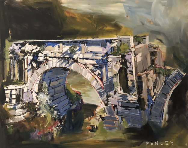 Rembrandt's Self Portrait 1990 36x36 by Steve Penley