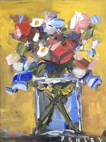 Vase of Flowers, Steve Penley still life by Steve Penley - For Sale on ...