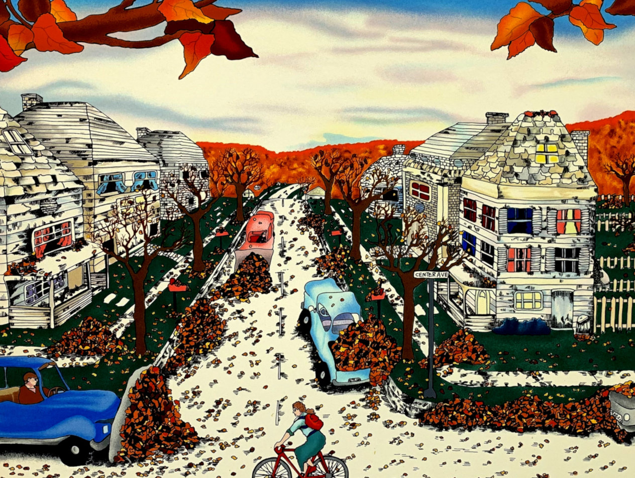 Fall Serigraph 20x16 by Linnea Pergola - For Sale on Art Brokerage