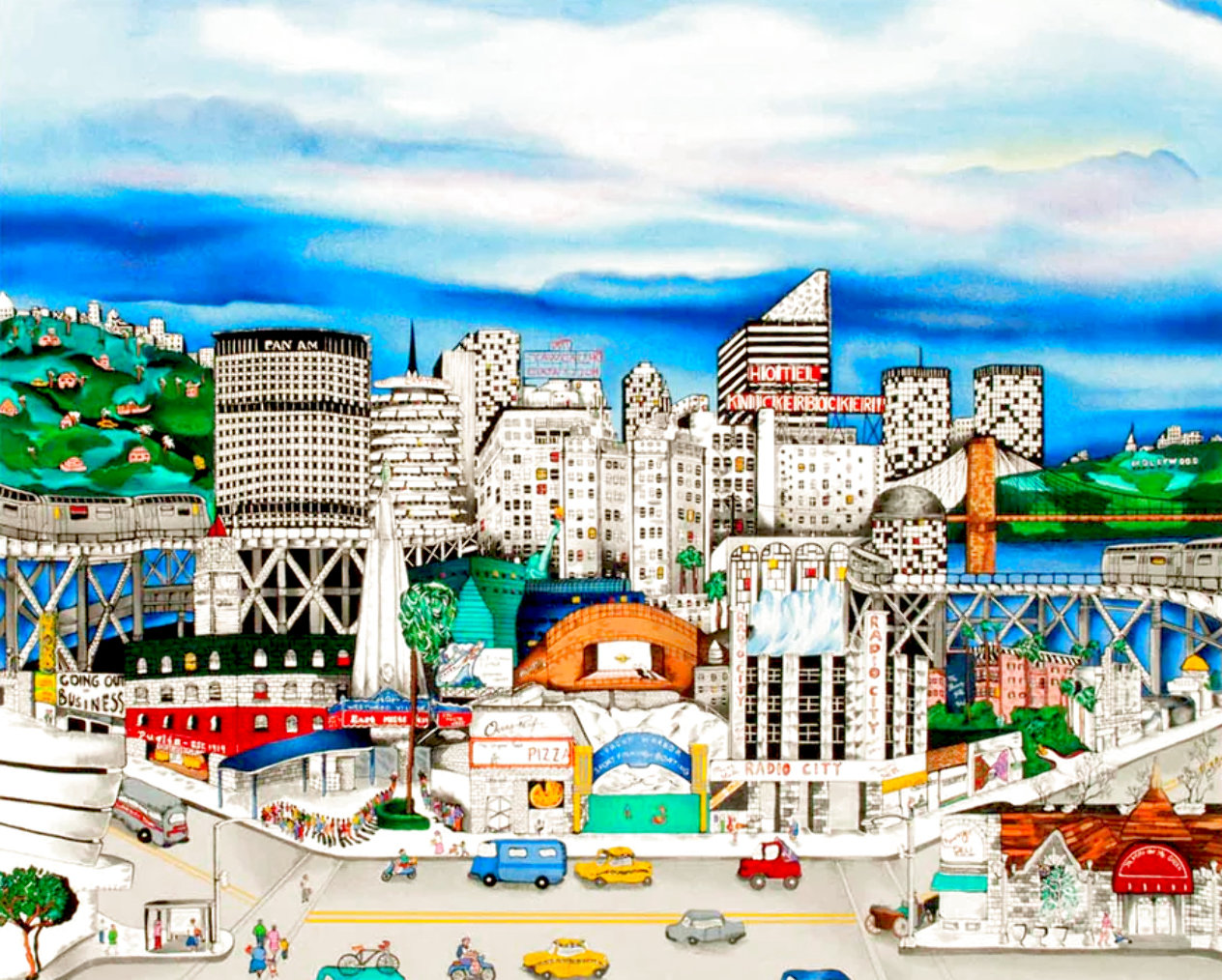 East Meets West 1996 Limited Edition Serigraph by Linnea Pergola - For ...