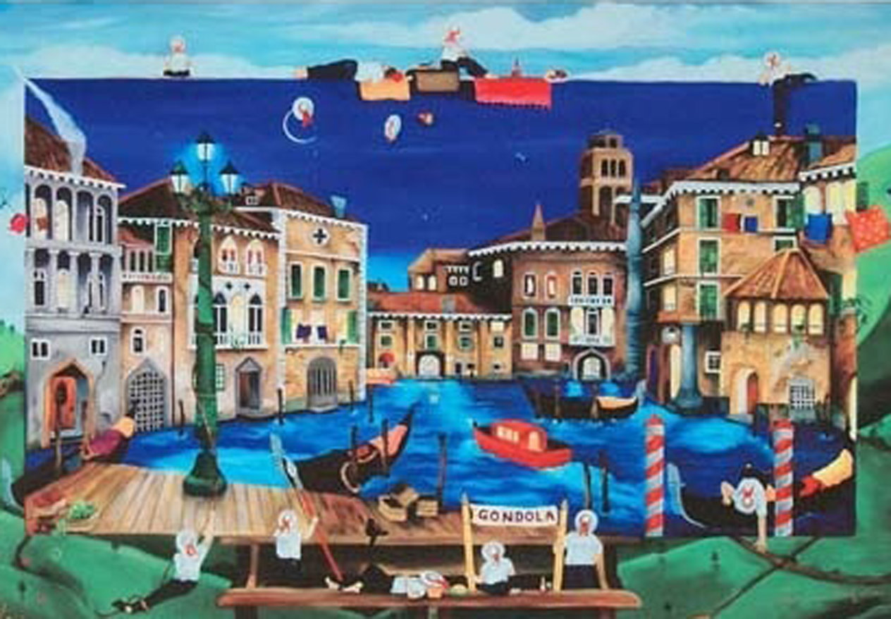 Gondolier's Break 2008 Venice, Italy by Linnea Pergola - For Sale on ...