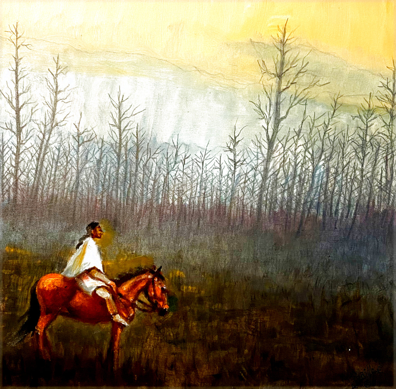 Morning Gaze 2016 Oil on Canvas 16x16 by Gregory Perillo - For Sale on ...