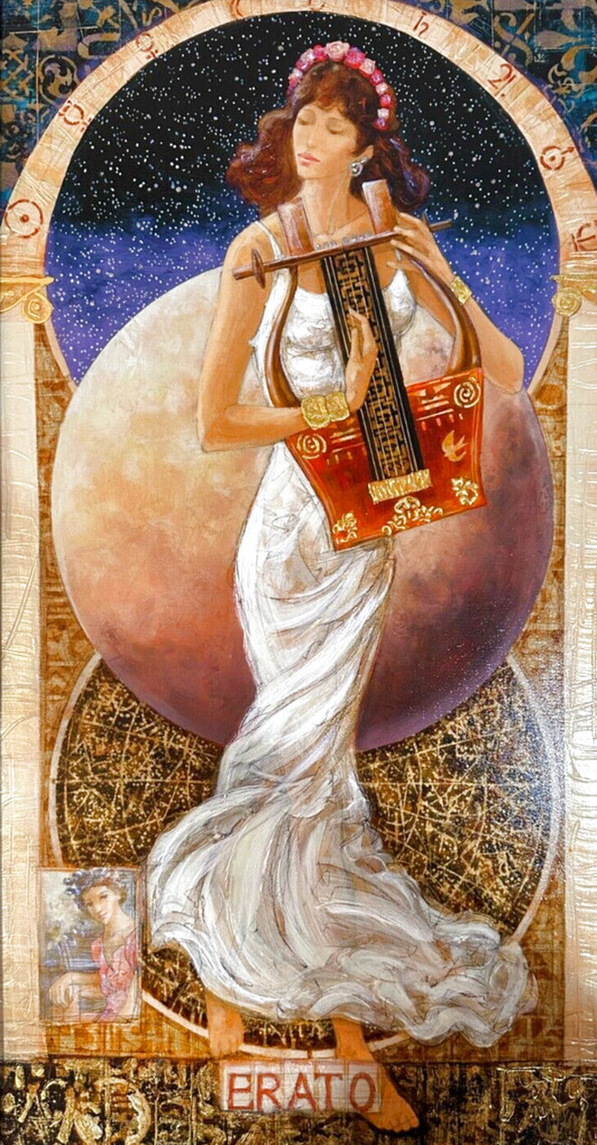 Erato: Mars 2013 Framed Limited Edition Embellished Giclee on Canvas ...