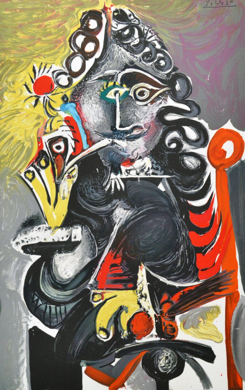 Pablo Picasso print portraits, spanish artist, smoker by Pablo Picasso ...
