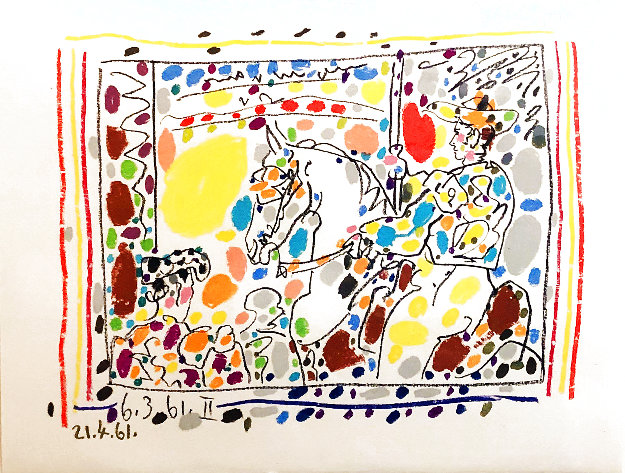 Le Picador, 1961, Stone Lithograph, 10x13, by Pablo Picasso - For Sale ...