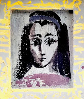 Pablo Chez Dominique Sassi Exhibition Poster 1986 Lithograph Poster by ...