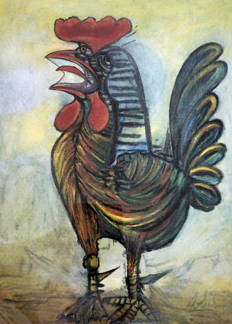 Rooster by Picasso Estate Signed Editions