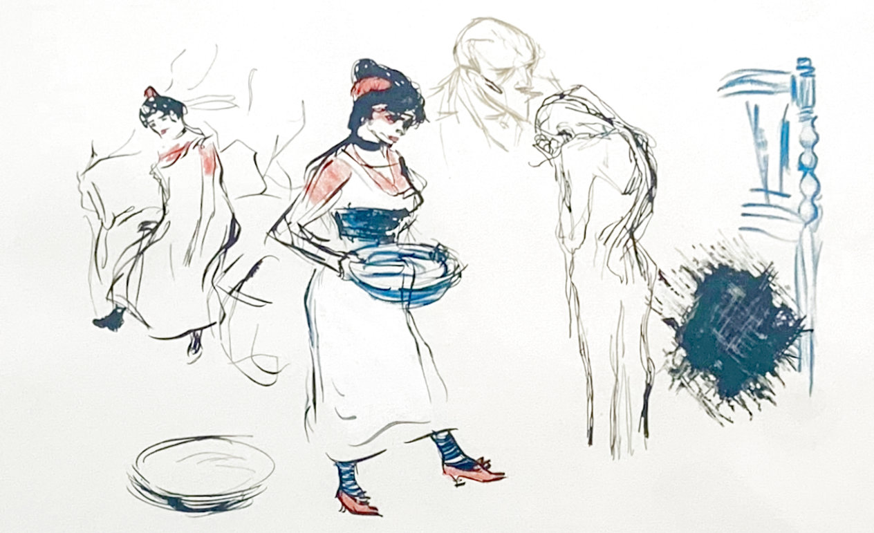 Etude De Personnages Limited Edition Lithograph by Picasso Estate ...