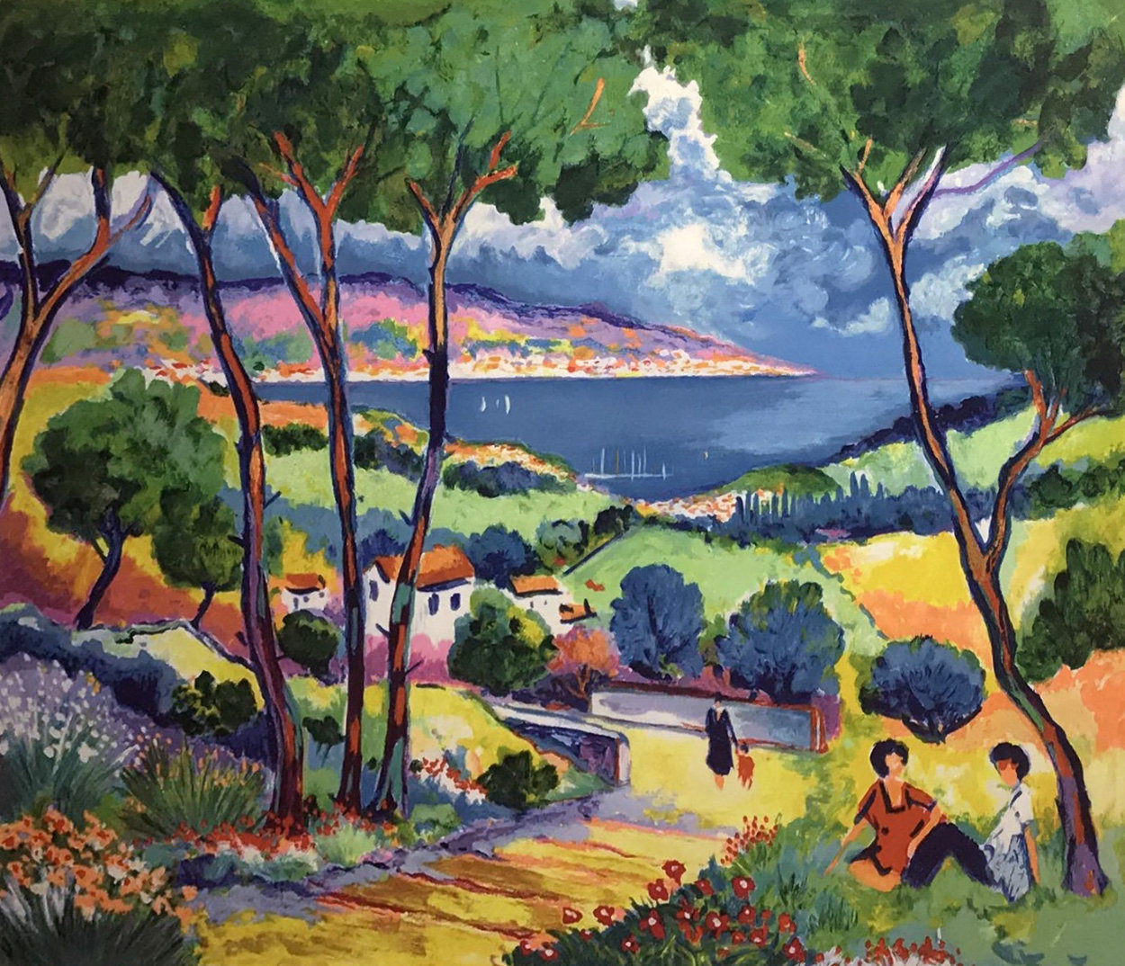 pico small town, a french village, Chemin Du Village by Jean Claude Picot