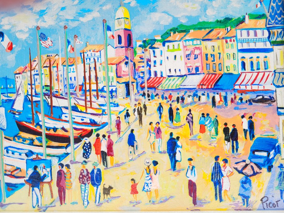 Park West Artist: French Artist Jean Claude Picot Prints And Paintings ...