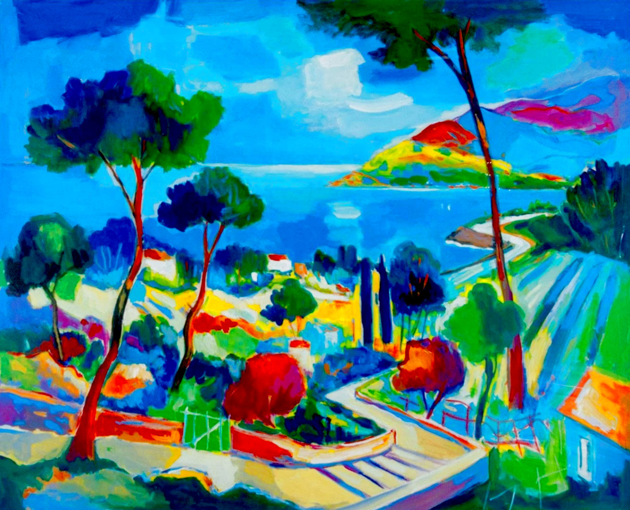 L'escalier a Theoule 2007 Limited Edition Seriolithograph by Jean ...