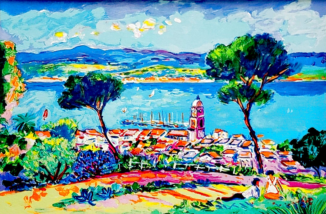 Amoureux a St Tropez 1997 Limited Edition Serigraph by Jean Claude ...