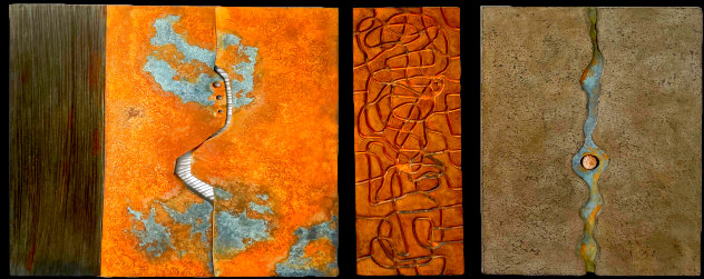 Art Amour Adventure 2 Triptych 2004 Wood Sculpture by Pascal Pierme ...