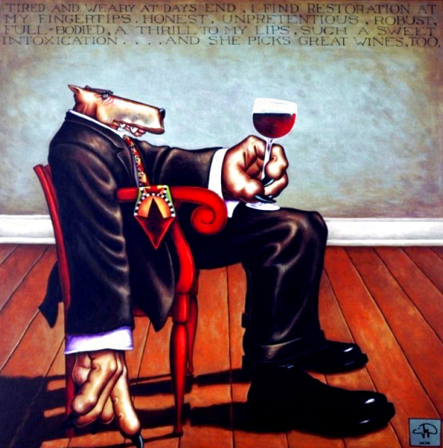 Two Simple Words PP 1991 Serigraph 35x25 by Markus Pierson