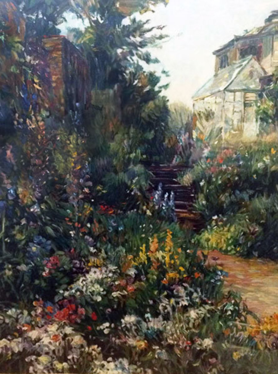 henri plisson garden landscape print by Henri Plisson - For Sale on Art ...