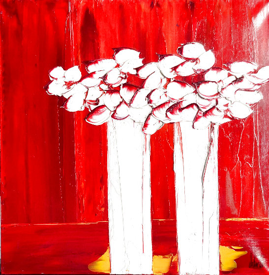 Tete a Tete Unique 48x60 Embellished Huge by Jaline Pol