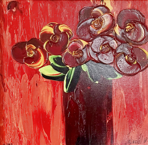 Cornucopia of Flowers 2022 Limited Edition Embellished Giclee on Canvas ...