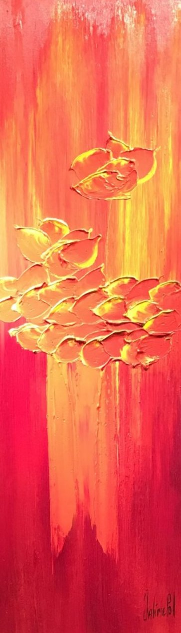 Heat And Color 2002 48x24 Huge by Jaline Pol - For Sale on Art Brokerage