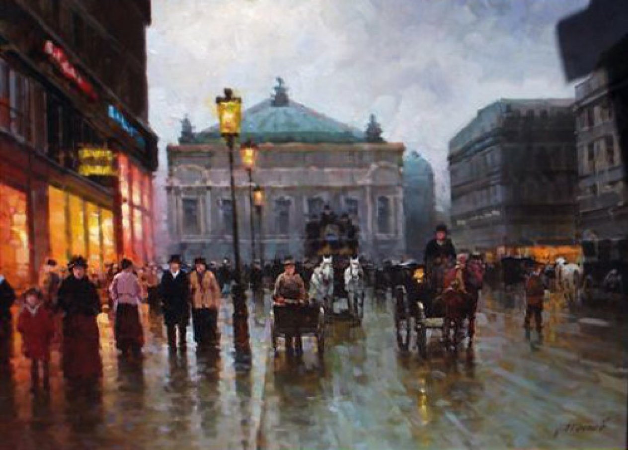 Opera in Paris 2007 24x34 - France by Alexander Popoff - For Sale on ...