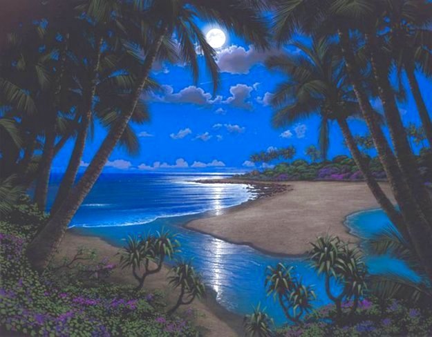 Moonlight Bay AP 2006 Limited Edition Giclee on Canvas by Steven Power ...