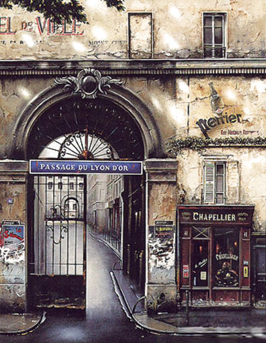 Thomas Pradzynski, print, Passage Du Lyon D’or by Thomas Pradzynski