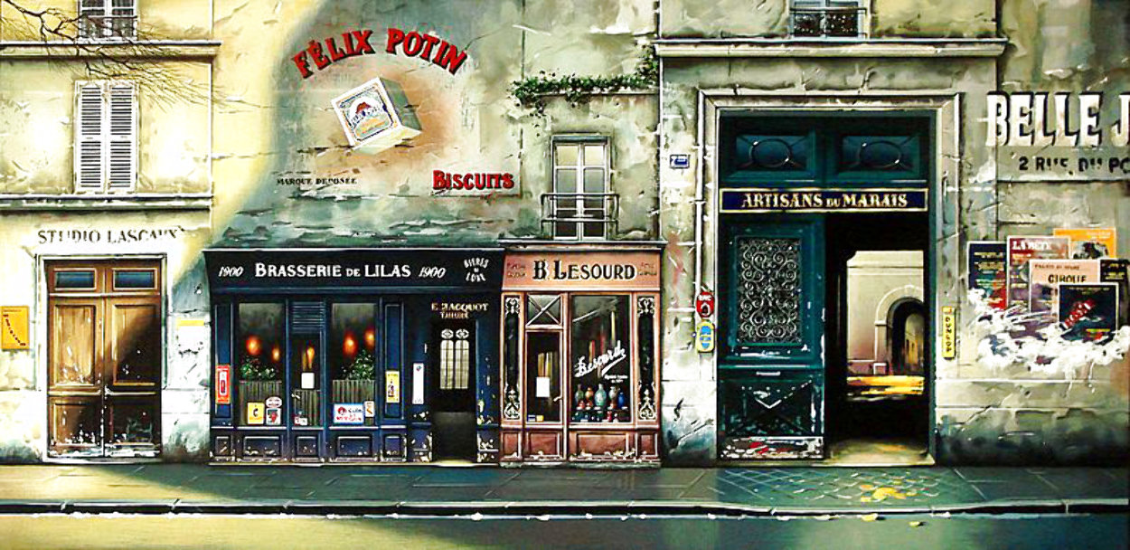 Thomas Pradzynski , Artisans Du Marais, print by Thomas Pradzynski