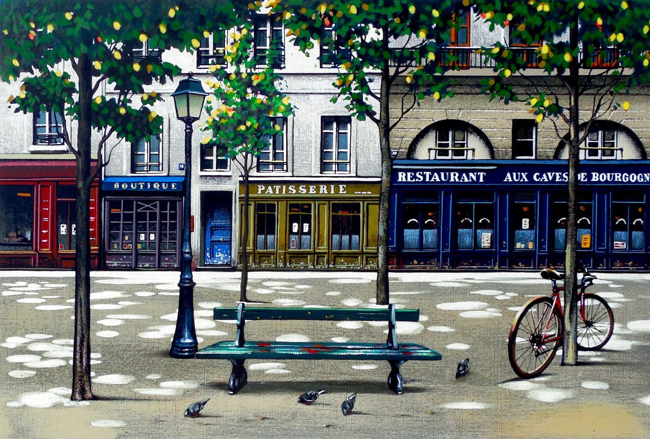 Les Promenades Parisiennes Suite of Three 1993 Serigraph 11x16 by ...