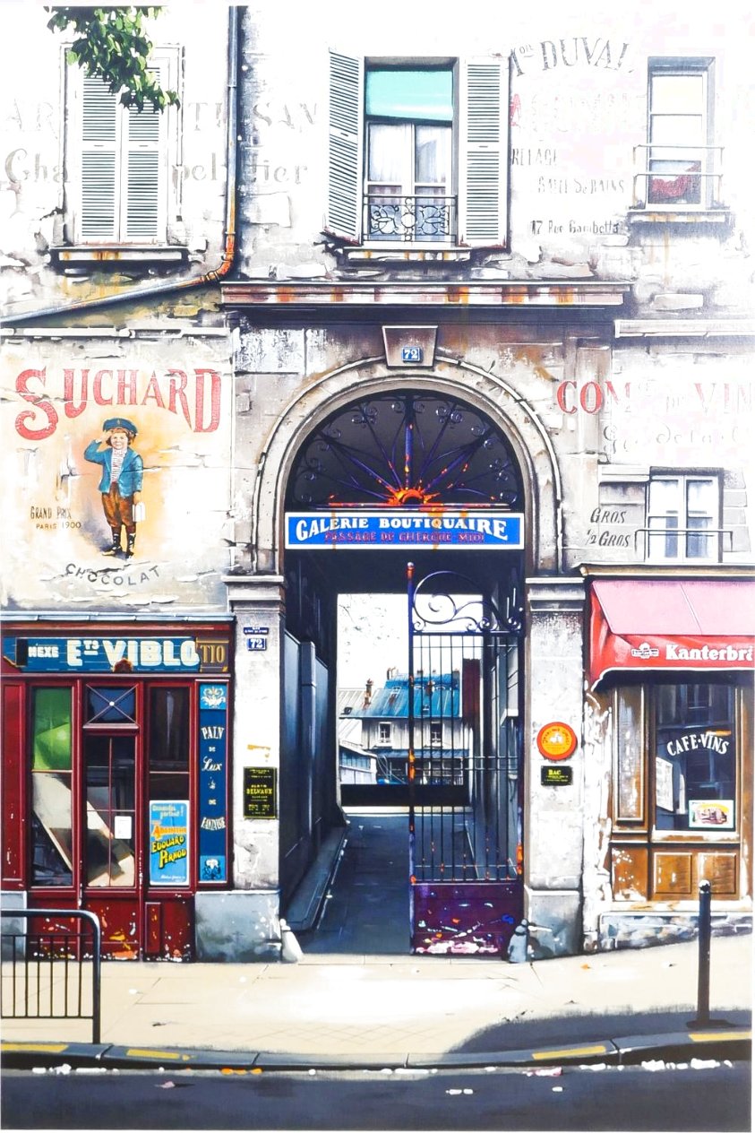 Passage De Cherche Midi 1999 Serigraph 51x32 by Thomas Pradzynski - For ...