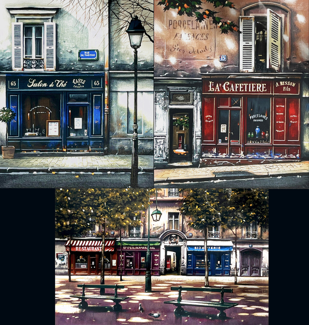 La Destinee Suite of 3 1995 Limited Edition Serigraphs by Thomas ...