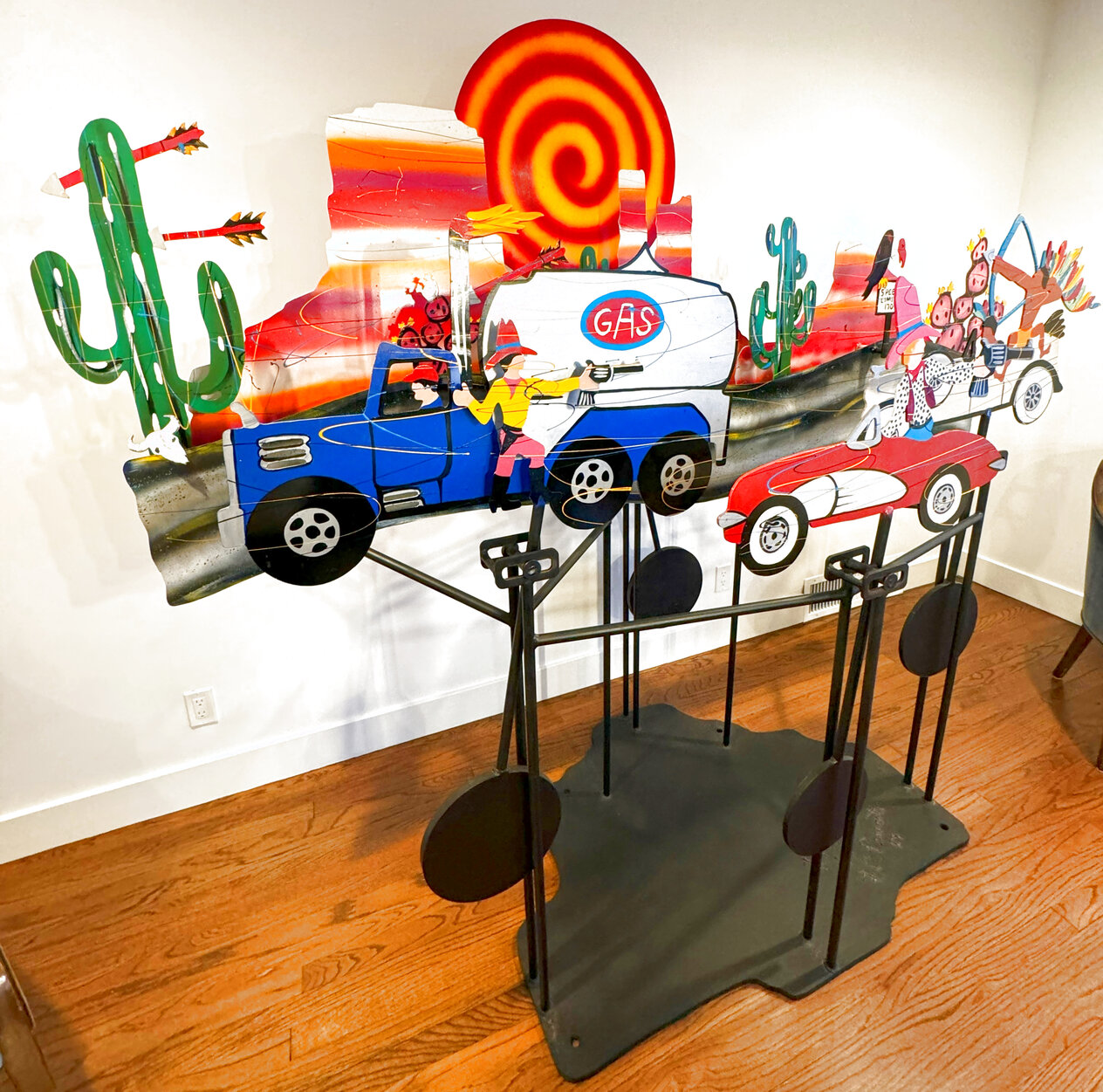 Route 66 1988 Kinetic Sculpture by Fredrick Prescott - For Sale on Art ...