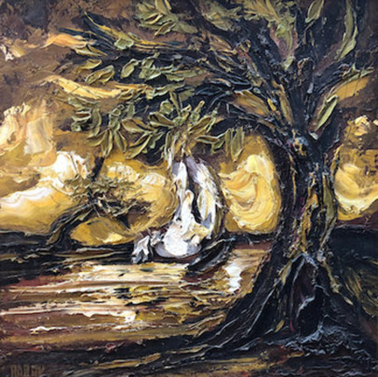 dark dramatic landscape , oil painting by jim rabby by Jim Rabby - For ...