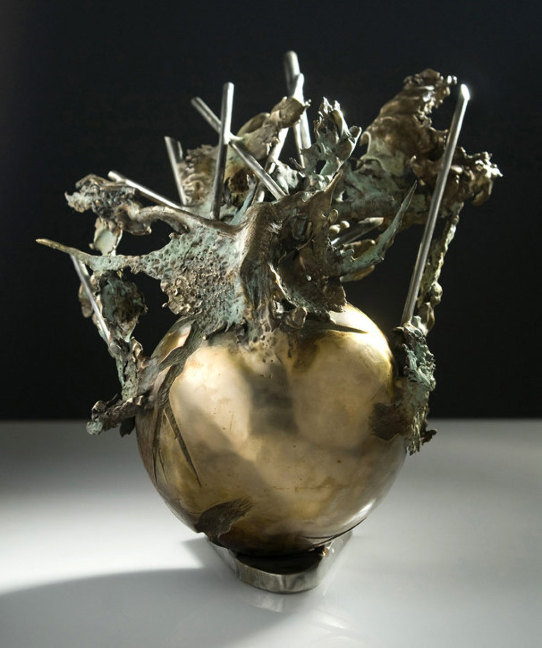 Semion Rabinkov, Central Park Series: Meteorite, Bronze Sculpture ...