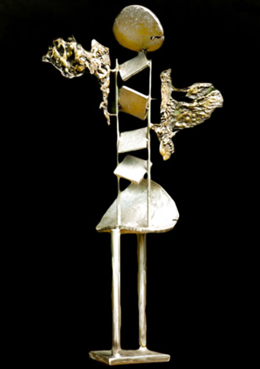 Nicka Unique Bronze and Stainless Steel Sculpture 2008 35 in by Semion Rabinkov - For Sale on ...