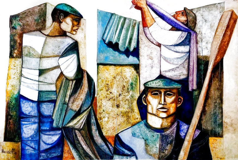 Lucio Ranucci Paintings For Sale, Santed