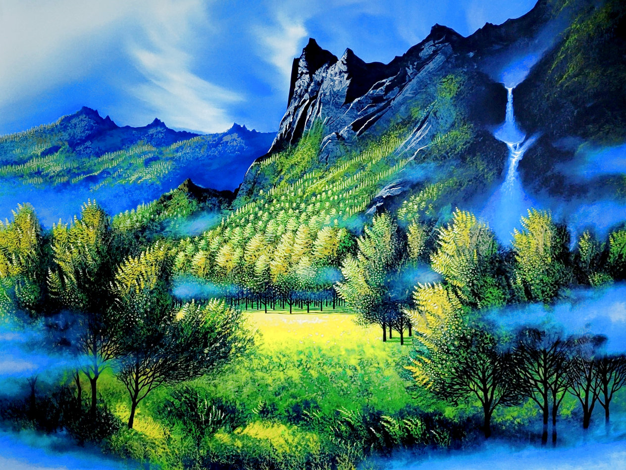 Evergreen Dream 2005 Limited Edition Serigraph by Jon Rattenbury - For ...
