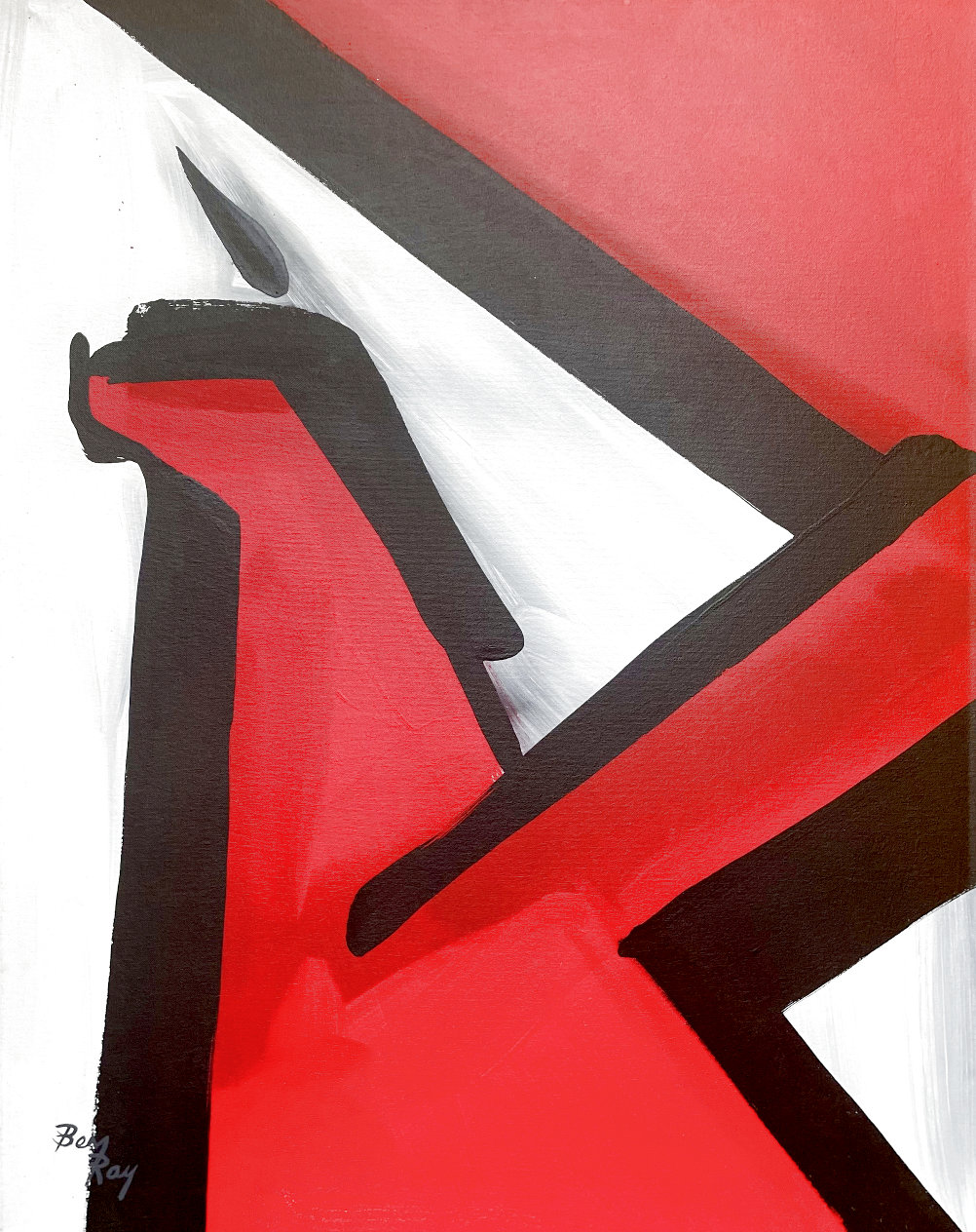 Bureaucrat Acrylic on Canvas by Ben Ray - For Sale on Art Brokerage