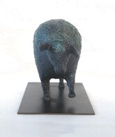Cave Bull AP 1992 Limited Edition Bronze Sculpture by Robert Holmes ...