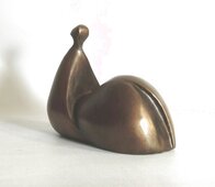 Reclining 4 AP 1996 Limited Edition Bronze Sculpture by Robert Holmes ...