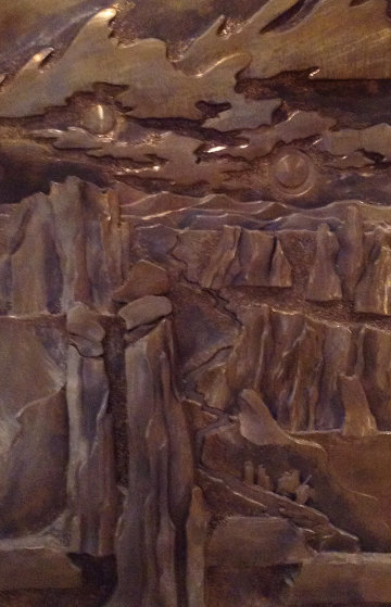 On the Move Unique Mixed Metal Relief Sculpture 1988 72 in by John ...