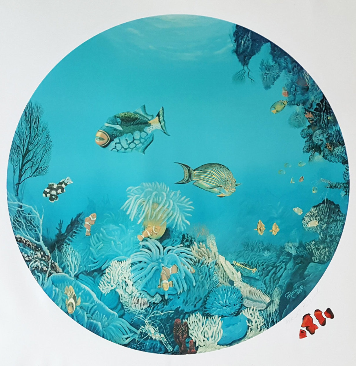 Send in the Clowns AP 1989 Limited Edition Serigraph by Blu Rivard ...