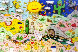 Faces in the Landscape 3-D 1995 by James Rizzi